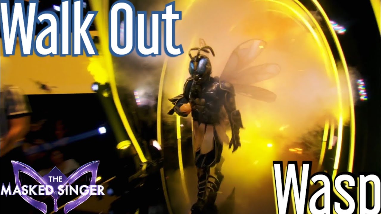 Wasp Walk Out / The Masked Singer USA Season 12 Ep. 4 - YouTube