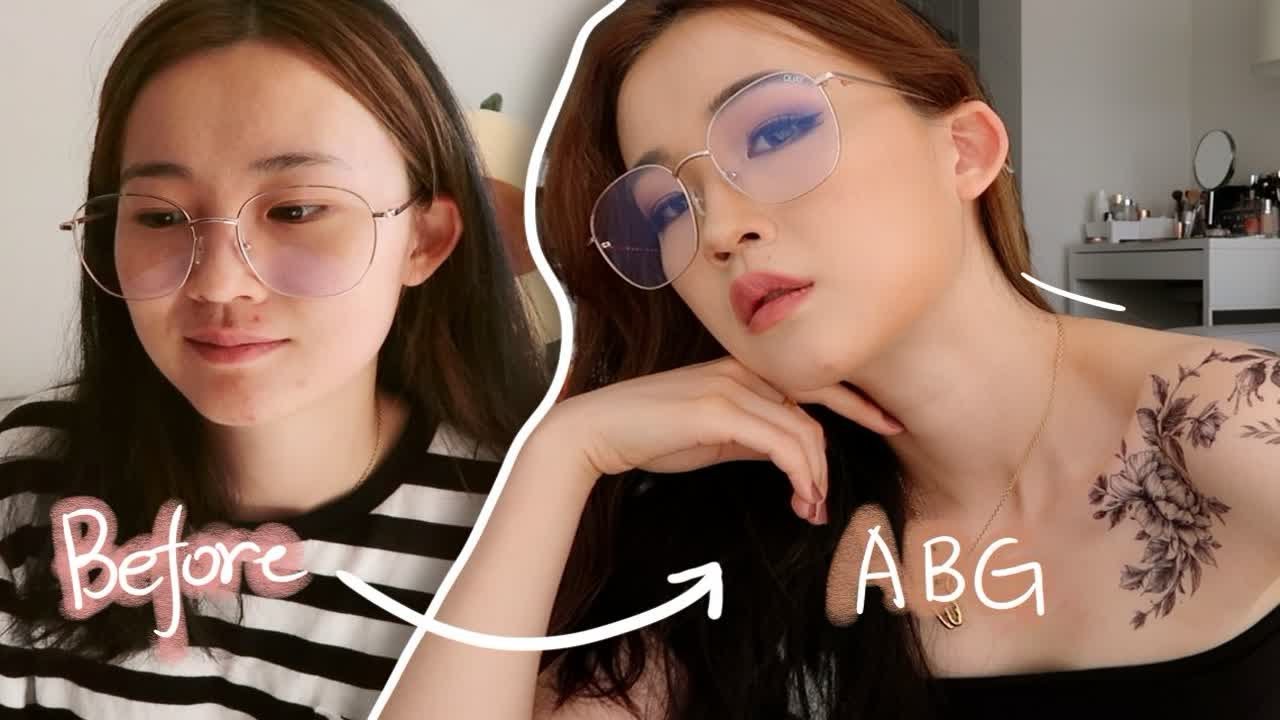 ABG变妆挑战 | 亚裔坏女孩妆容 | Asian Baby(Baddie) Girl Makeup - YouTube