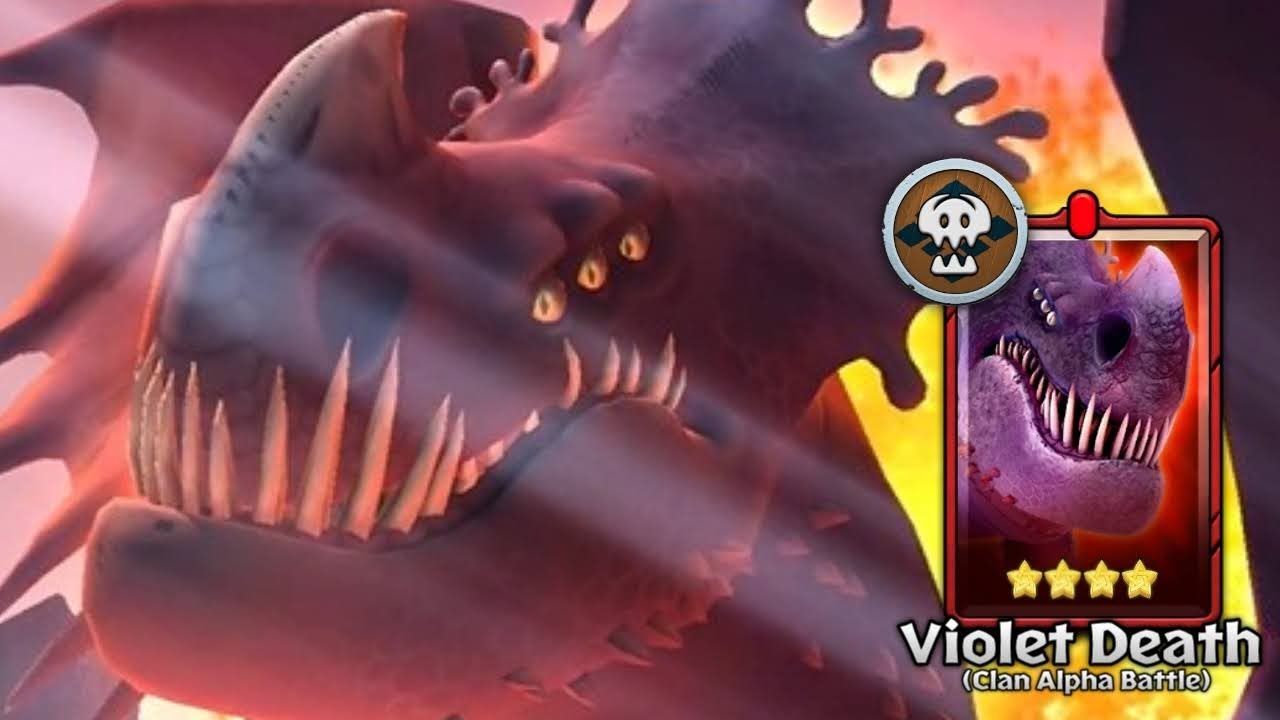 [Clan Alpha Battle] 4-Star Violet Death | Dragons: Titan Uprising - YouTube