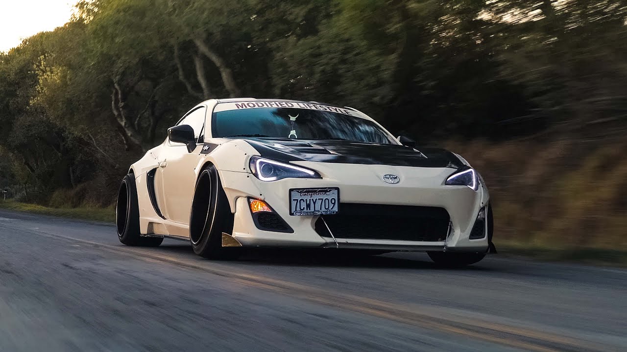 Stanced WideBody FRS (4K) - YouTube