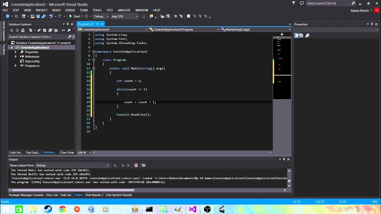 Part 6 - MonoGame programming - strings, while, and for loops. - YouTube