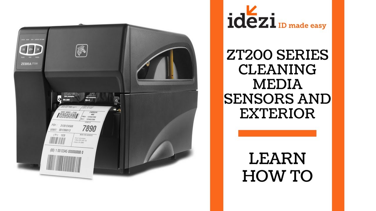 Zebra ZT400 Printer - Media Sensor & Exterior Cleaning - Idezi "ID Made ...