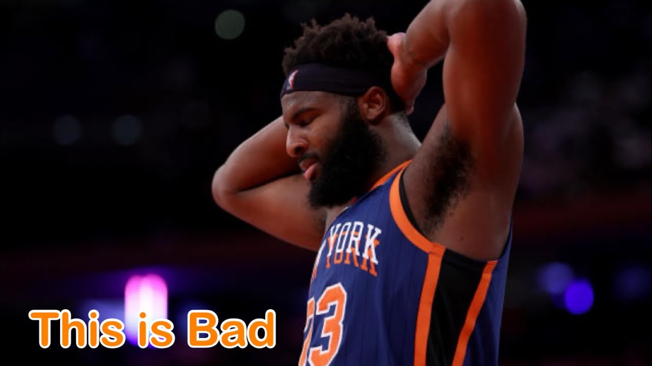 New York Knicks: Mitchell Robinsons Season may be over /ny knicks blow ...