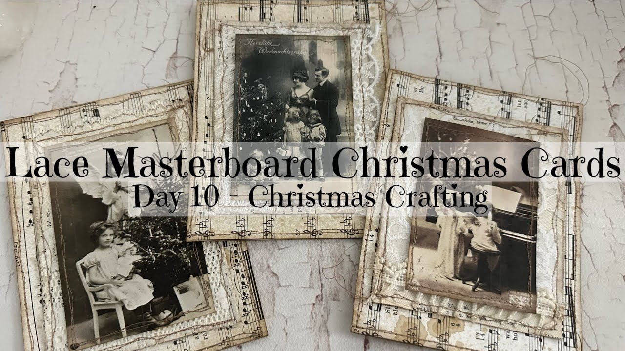 Day 10 of 12 Days of Christmas Crafting | Lace Masterboard Christmas ...