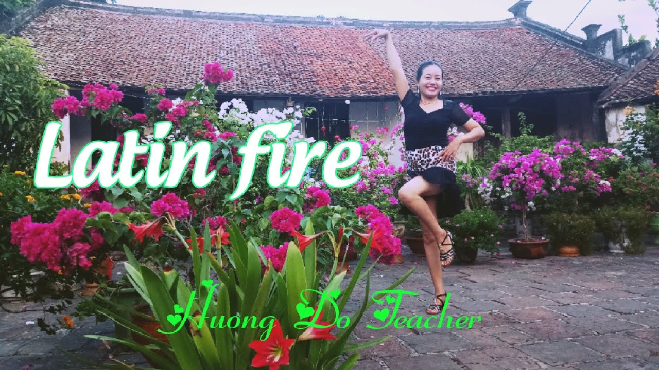 Latin fire Line Dance - YouTube
