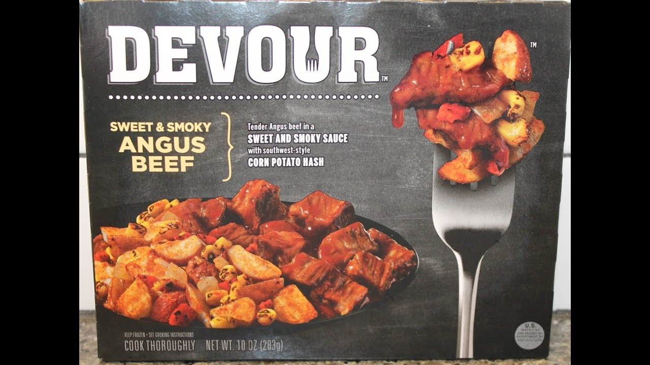 Devour: Sweet & Smoky Angus Beef Review - YouTube