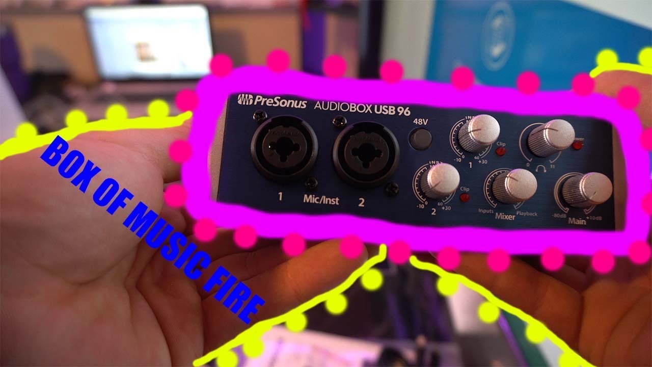 PRESONUS AUDIOBOX USB 96 UNBOXING - YouTube