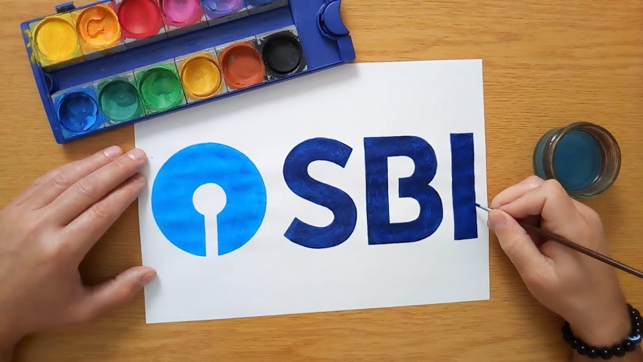 How to draw the SBI logo - SBI लोगो कैसे बनाएं - YouTube