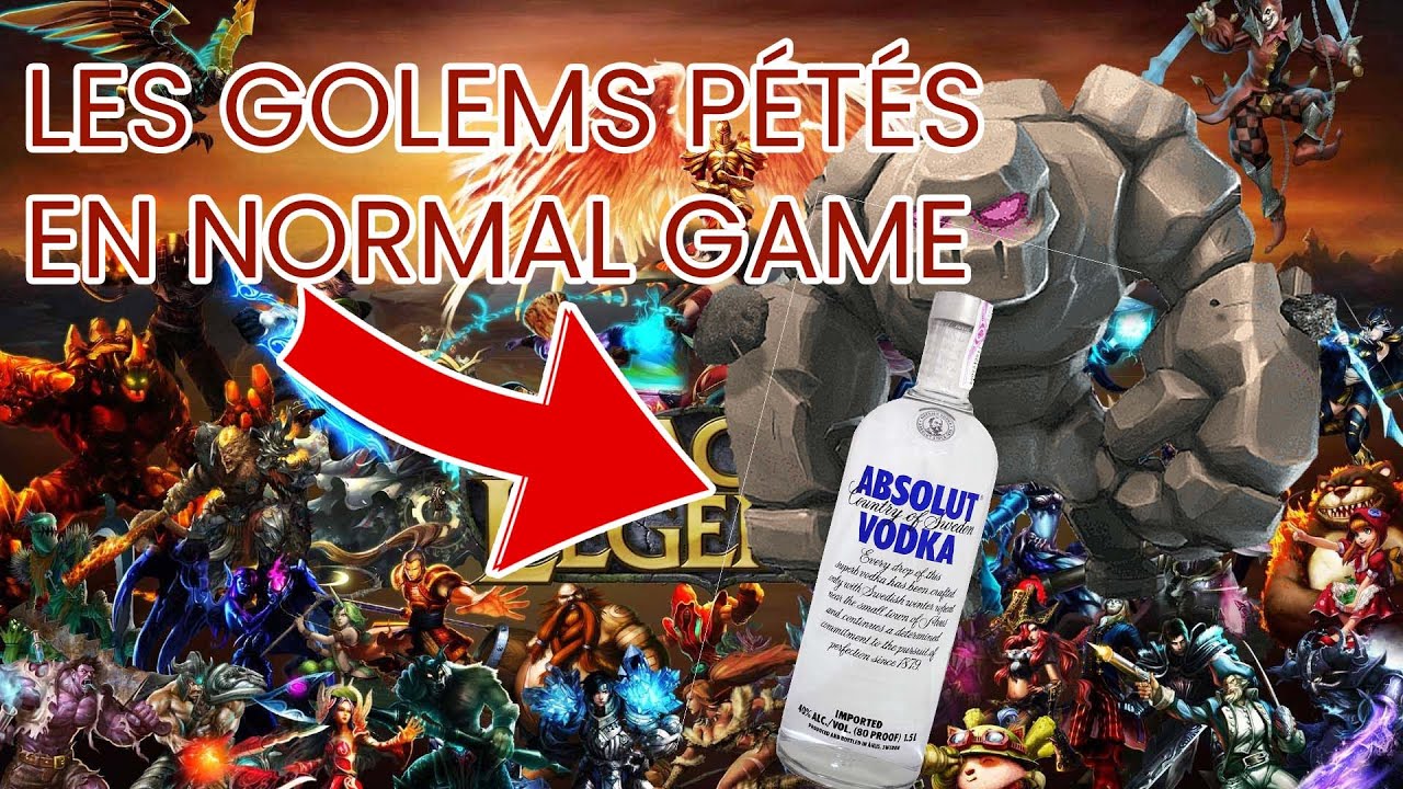 LES GOLEMS PÉTÉS EN NORMAL GAME SUR LOL (ft. Aliqueen, Marlon et plein d'autres !) - YouTube