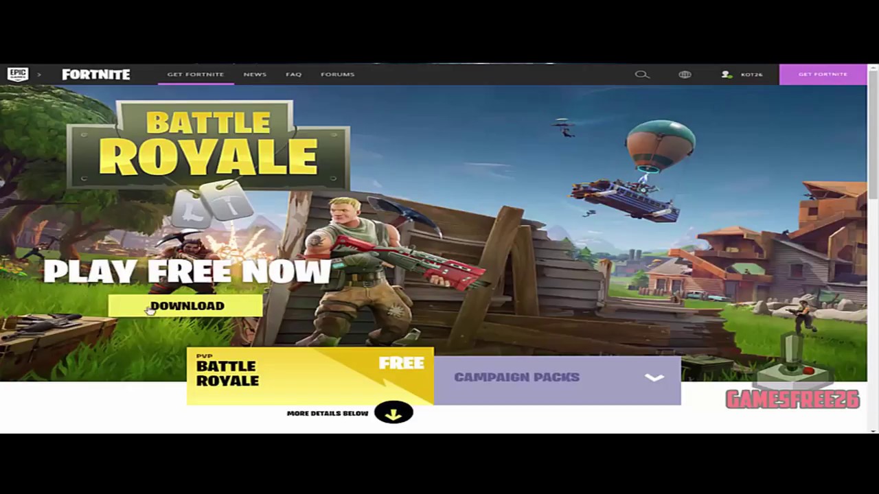 Fortnite Battle Royale - Download and Install free PC - YouTube