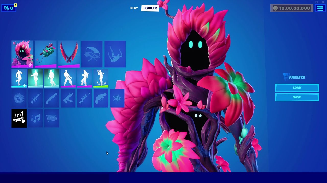 BLOOM SKIN FORTNITE LOCKER SHOWCASE // Fortnite leaked skin - YouTube