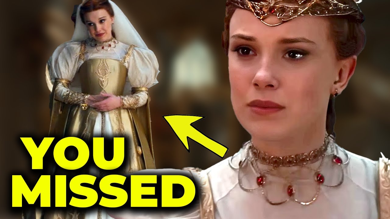 Shocking Details You Missed In Princess Elodie Wedding Dress DAMSEL ...