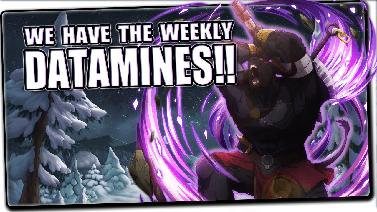 The weekly datamines!! - YouTube