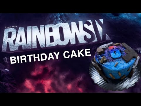 My Son’s Rainbow Six Siege Birthday Cake (2024) - YouTube