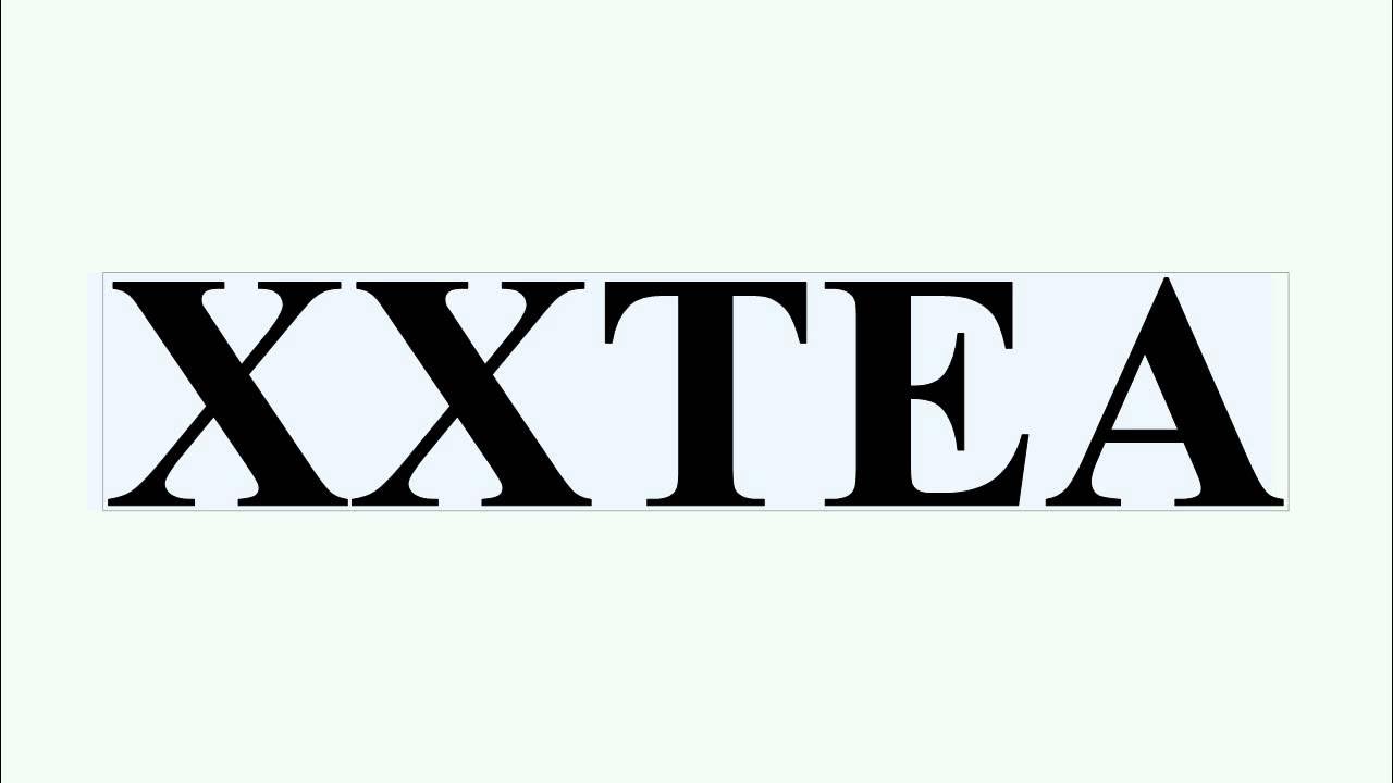 XXTEA - YouTube