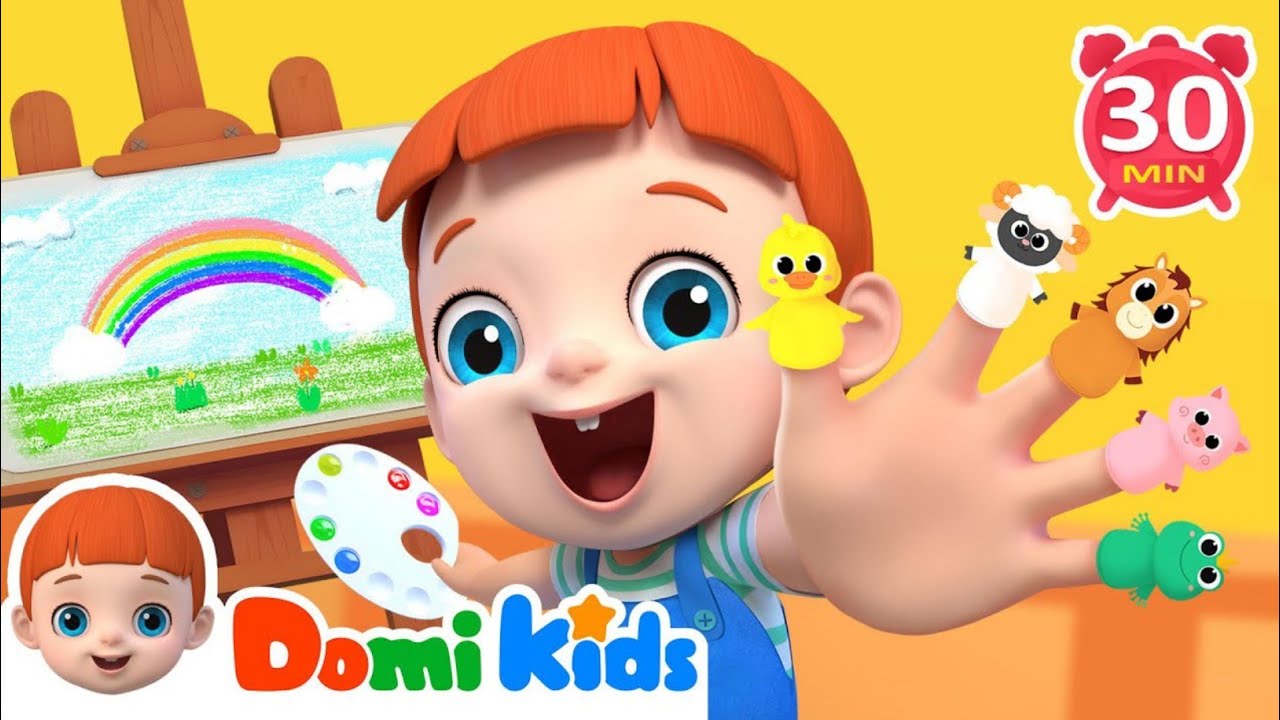Finger Family + More Domi Kids Songs🎶 & Nursery Rhymes | Educational ...
