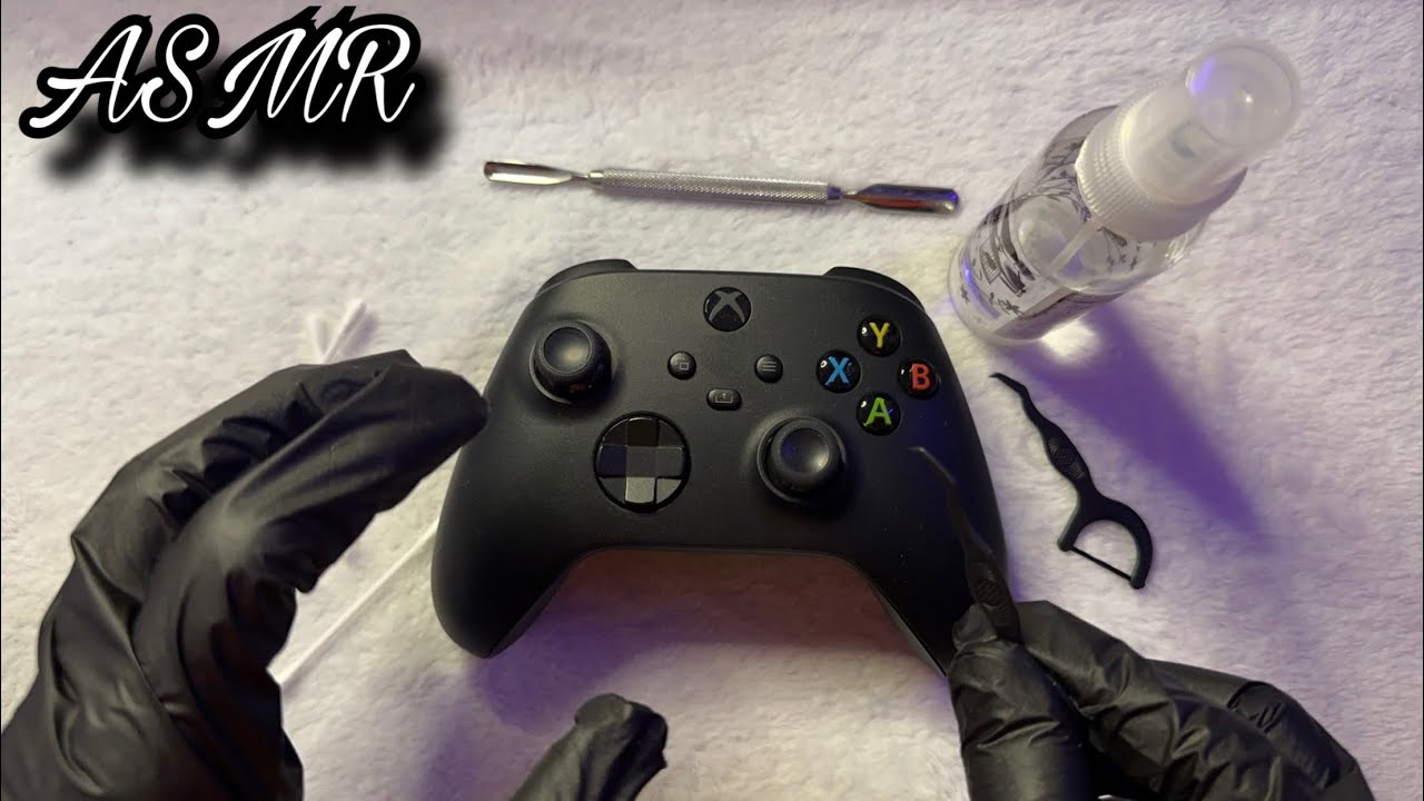 ASMR | Cleaning a XBOX SERIES X Controller!!! - YouTube