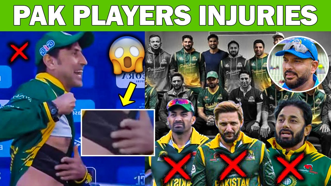 Champions Pakistan team in danger | Big injuries in Pakistan cricket ...