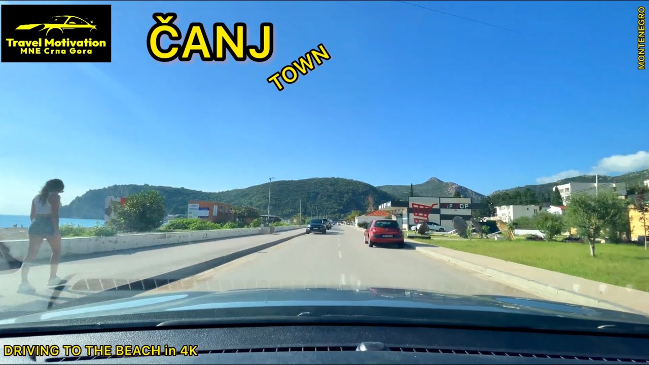 ČANJ vožnja do plaže Jesen 2024 - ČANJ Town [Driving To The Beach in 4K ...