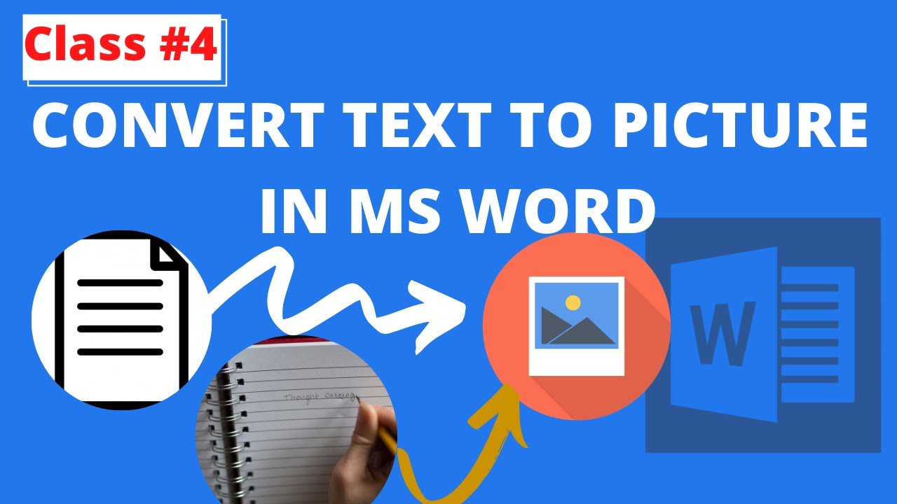 How To Convert Text Into Picture Learn Formatting In MS Word Class 4 how-to-convert-text-into-picture-learn-formatting-in-ms-word-class-4
