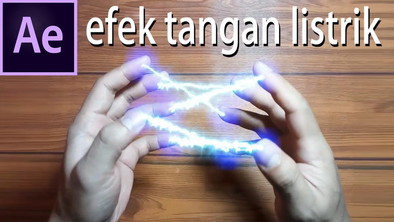 efek jari listrik di AFTER EFFECT-tutorial dengan teks - YouTube
