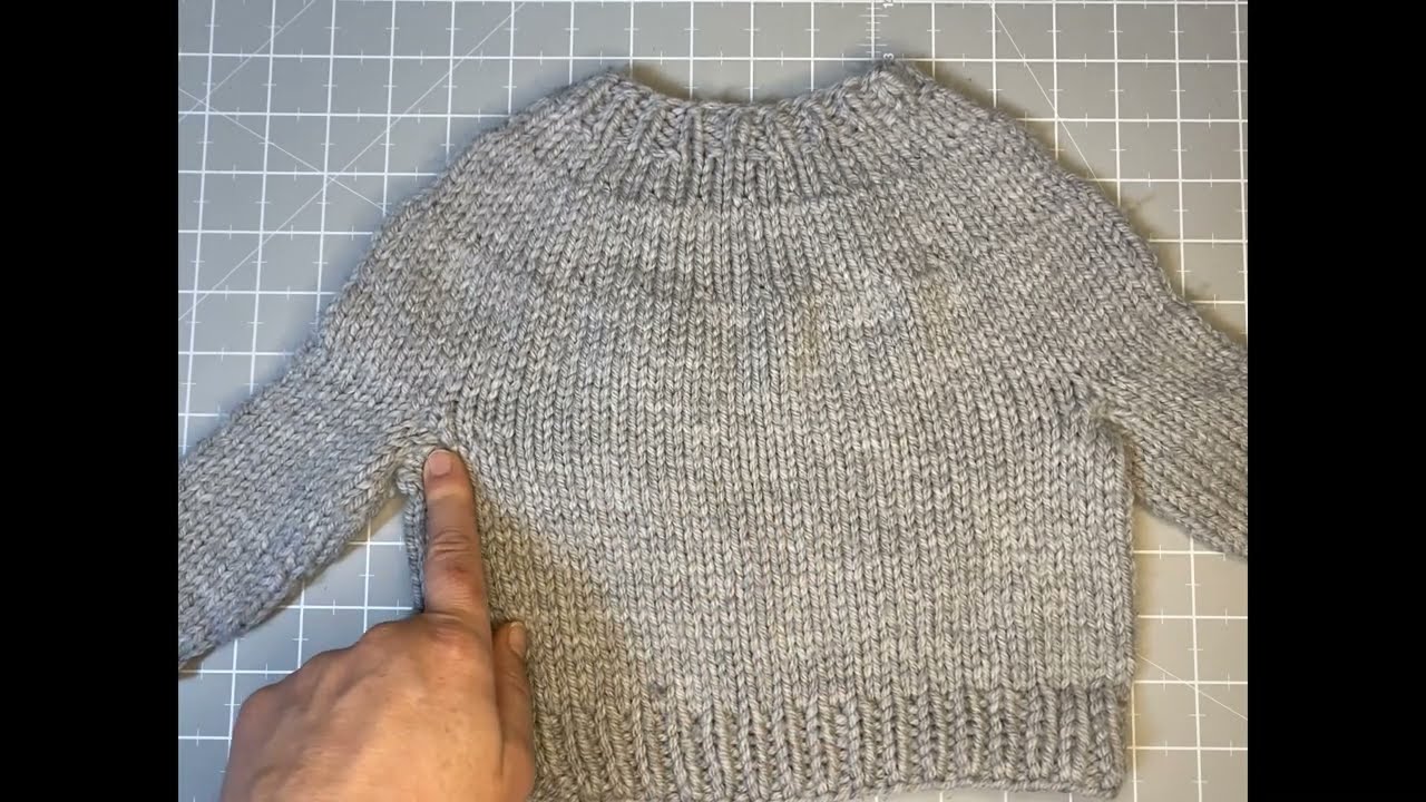 Recap - Top down circular yoke sweater class - How to split for sleeves ...