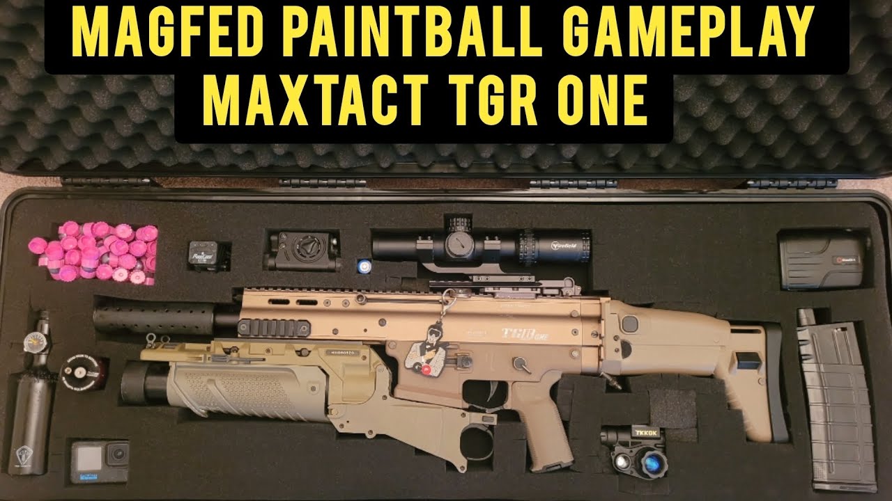 Magfed Paintball S.C.A.R. Gameplay Maxtact TGR ONE - FSR only #magfed # ...