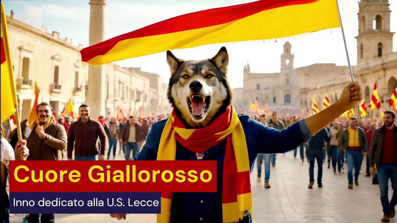 CUORE GIALLOROSSO | Inno U.S. Lecce (non ufficiale) - YouTube