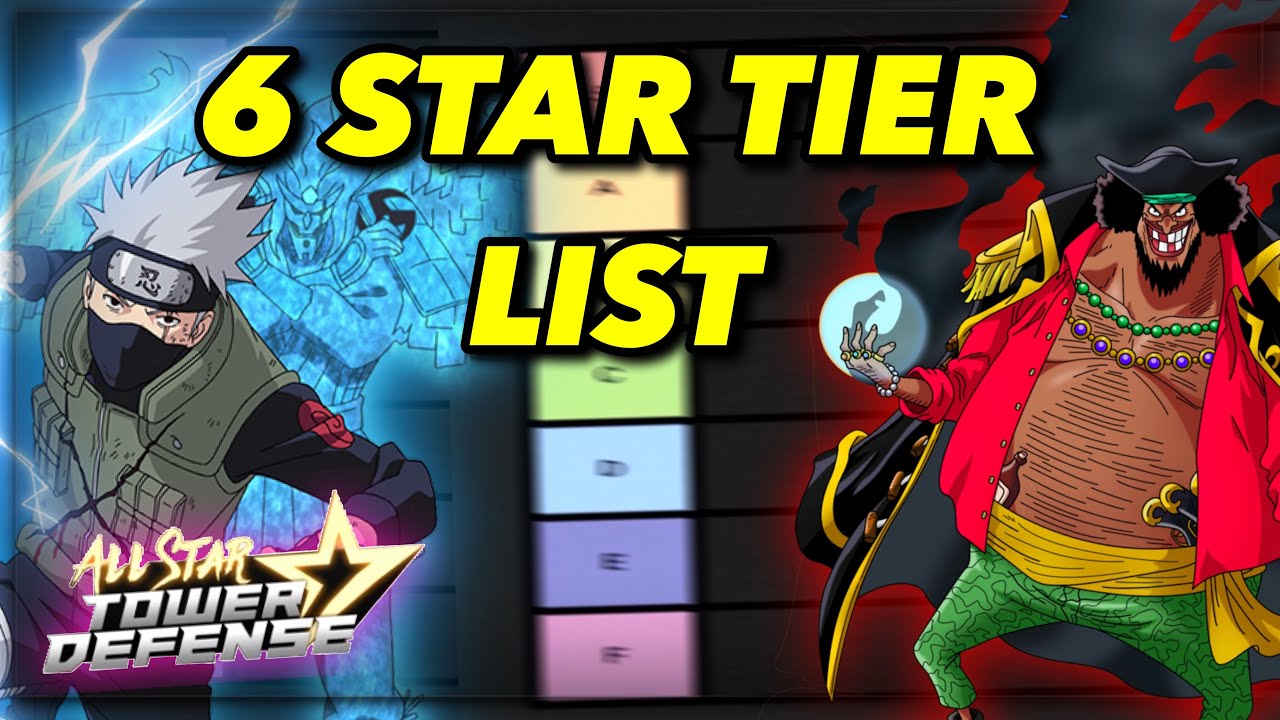 All Star Tower Defense 6 STAR TIER LIST *August 2021* - YouTube