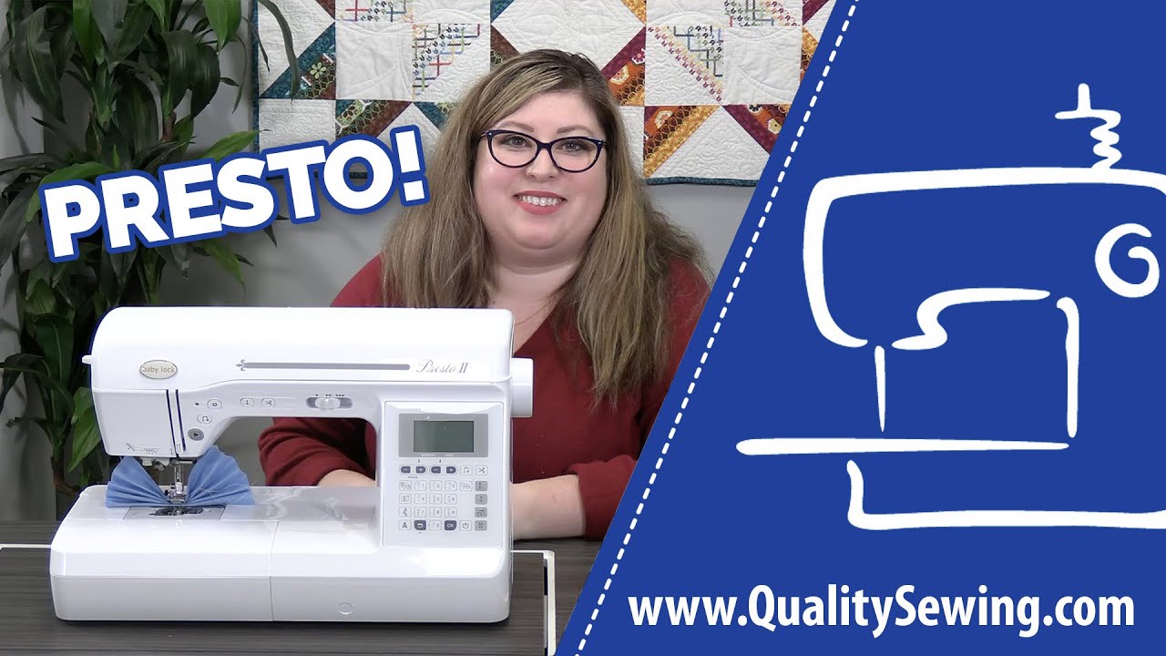 Powerful & Portable: Baby Lock Presto II Features & Demo - YouTube