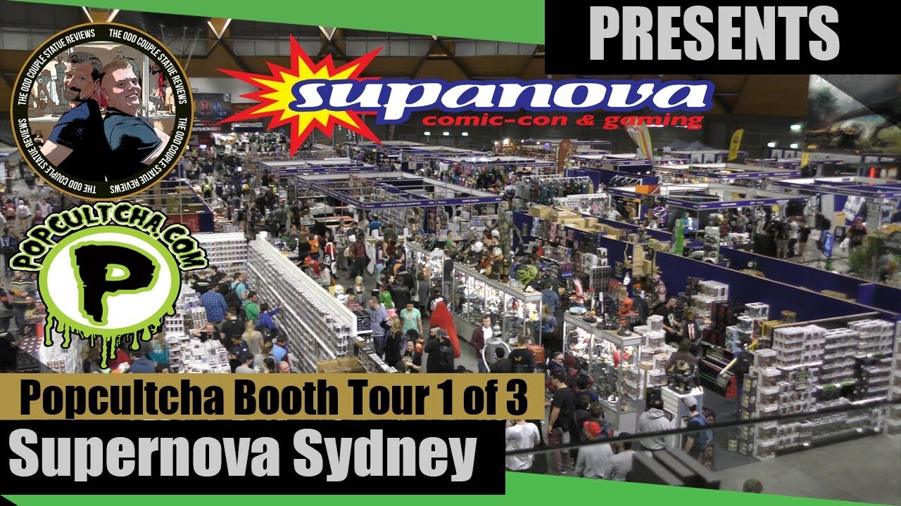 Popcultcha Booth tour Supanova Sydney 2018 1of 3 The Odd Couple Statue ...
