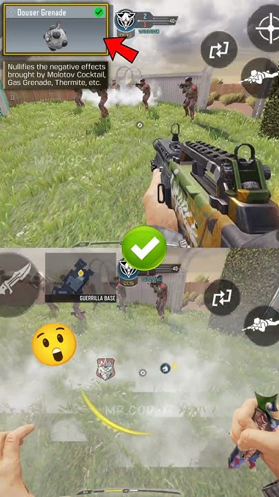 Douser Grenade Tutorial Settings in CODM BR 💯🔥Codmobile🤕CODM Pro Setting #shorts #codmbr #codm # ...