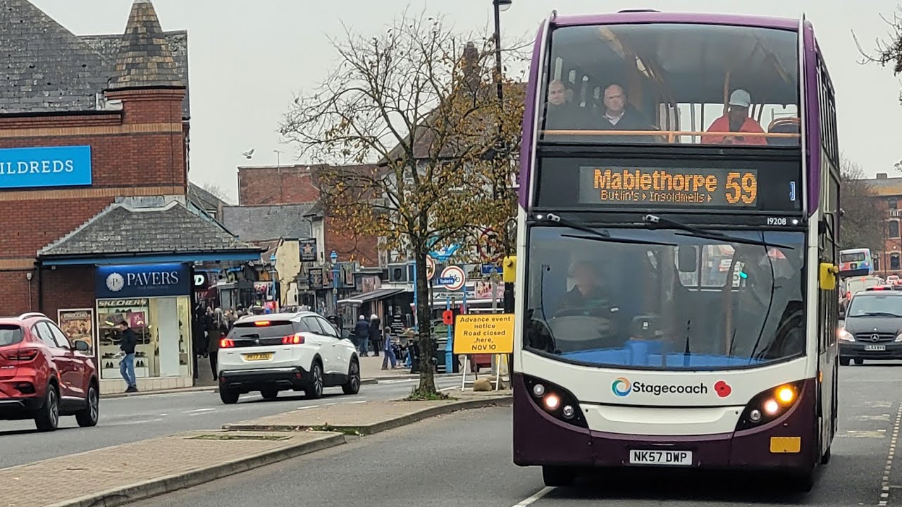 ROUTE POV! 59 Mablethorpe - Skegness Route Visual Stagecoach East ...