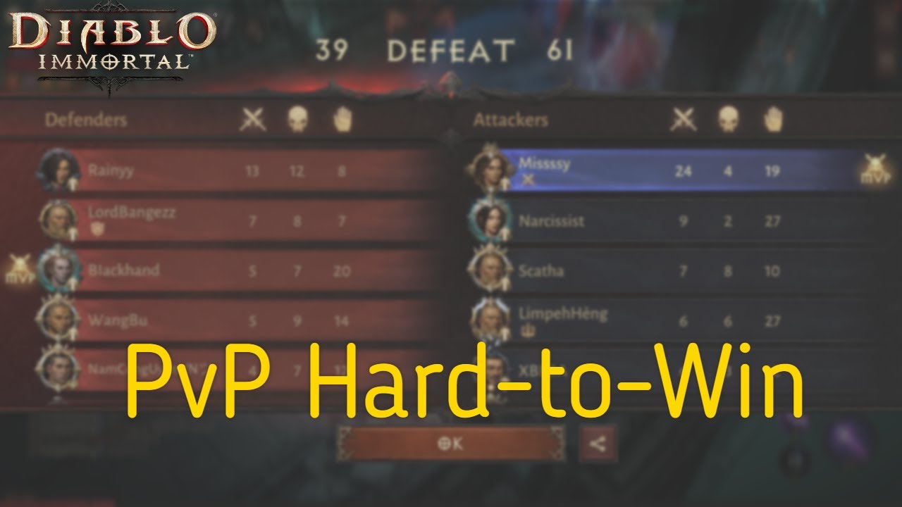 Wizard PVP Battleground 02 | Hard-to-Win Offense Battle | Diablo ...