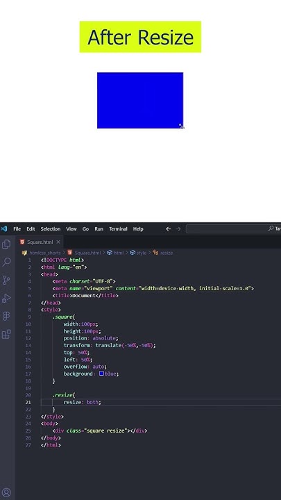 Resize Css Shorts Programming Htmlforbeginners Htmlcss Webdevelopment Coding Htmlcssjs