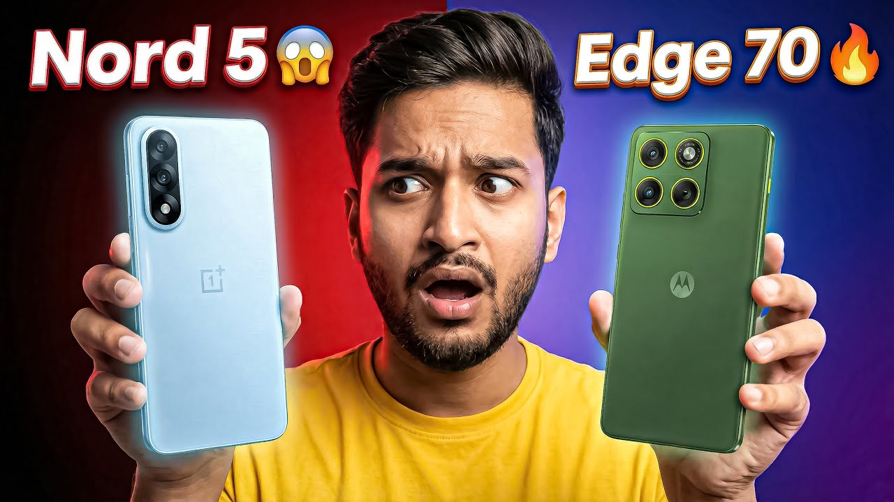 Motorola Edge 70 vs OnePlus Nord 5 🔥 | Camera, Gaming, Battery – Kaun ...
