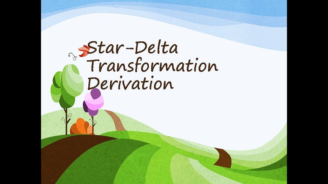Star -Delta Transformation Derivation - YouTube