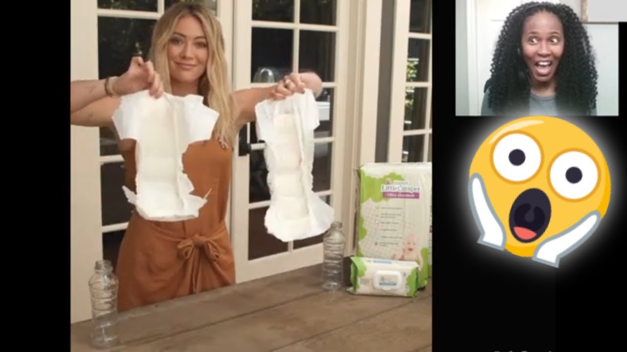 DIAPER Absorption TEST video and my REACTION! - YouTube
