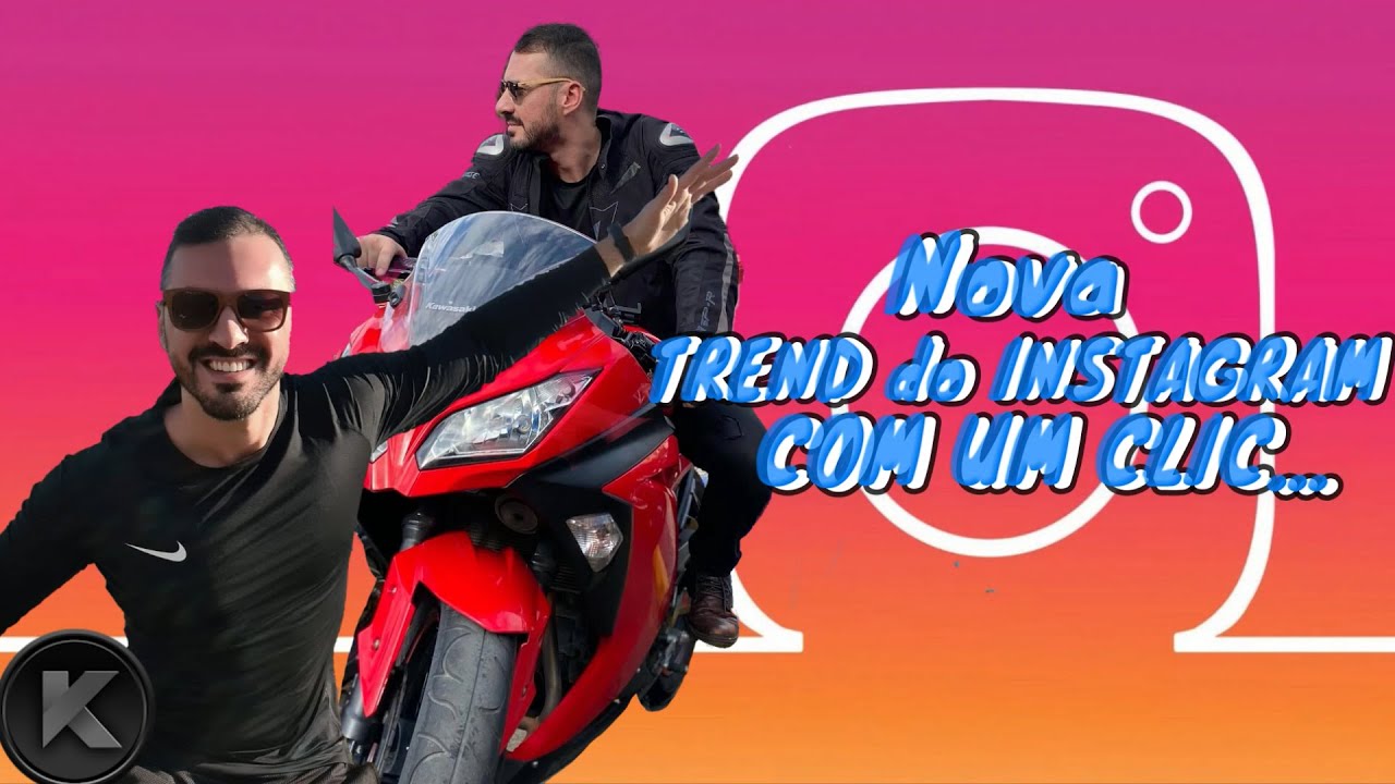 Como fazer a nova TREND do INSTAGRAM com um CLIC.... - YouTube