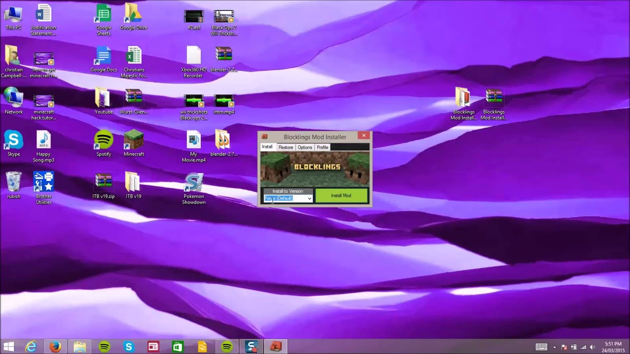 how to install forge mods from skydaz - YouTube