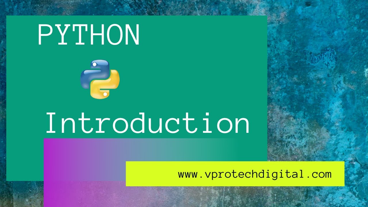 Python introduction - YouTube