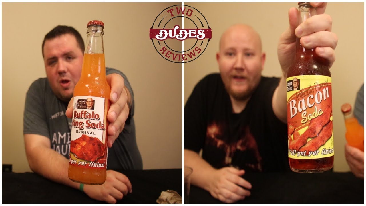 Lester's Fixins' Bacon and Buffalo Wing Soda Review - YouTube
