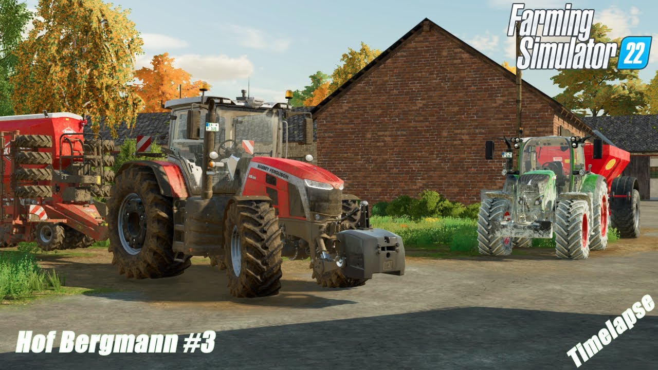 Feeding Animals, Planting Wheat & Spread Lime | Hof Bergmann | Farming ...