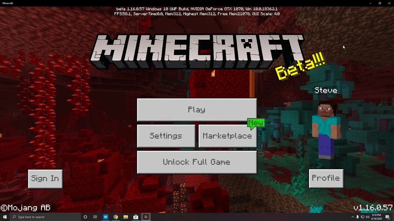 Minecraft with RTX Beta Gameplay Walkthrough | Official Game - YouTube