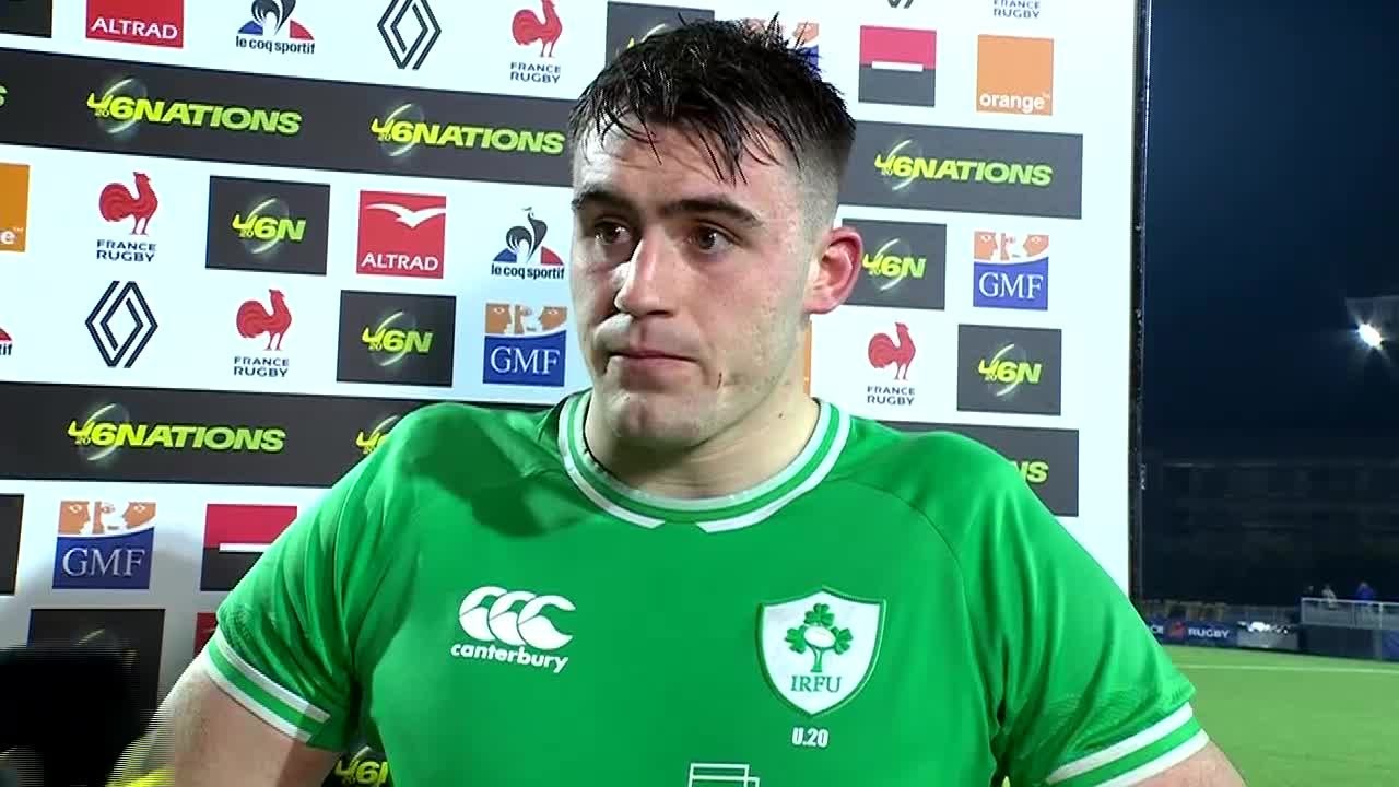 Brian Gleeson on Ireland U20s win over France - YouTube