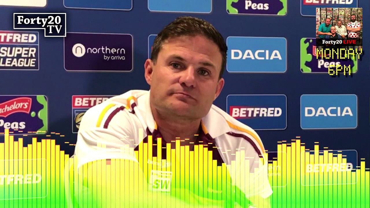 Forty20 TV: Simon Woolford on Huddersfield Giants big win at Hull FC ...
