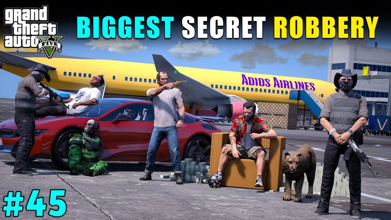 BIGGEST SECRET ROBBERY WITH FIB | GTA 5 GAMEPLAY - YouTube