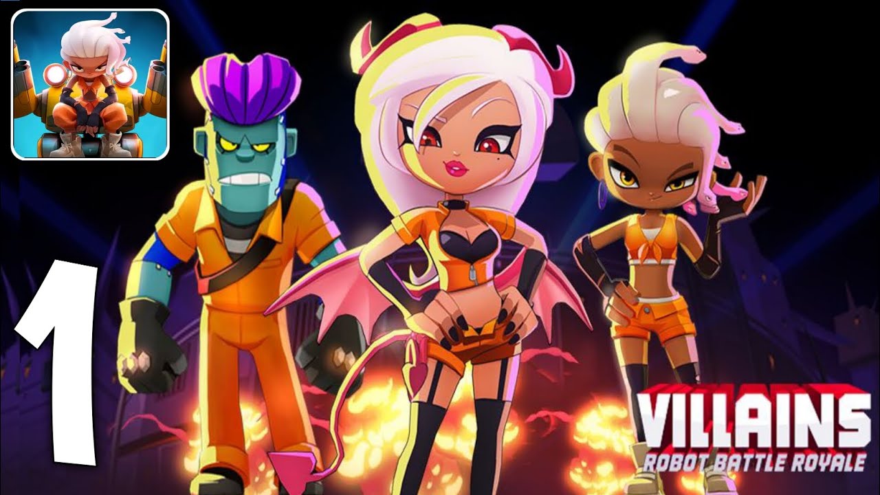 Villains: Robot Battle Royale gameplay walkthrough part 1 (android,ios ...