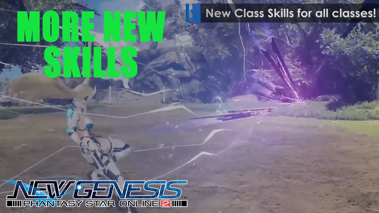 PSO2:NGS More New Skills - YouTube
