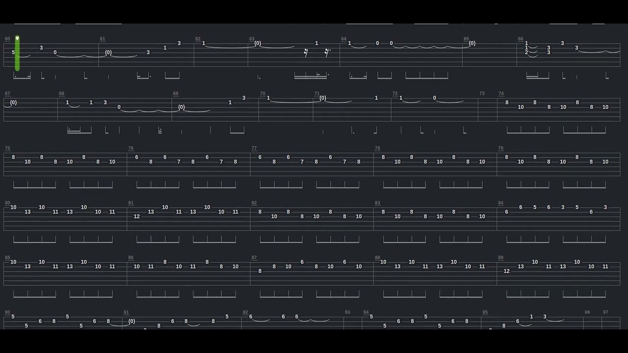 Hazard Tab by Richard Marx + Guitar only + Guitar tab - YouTube